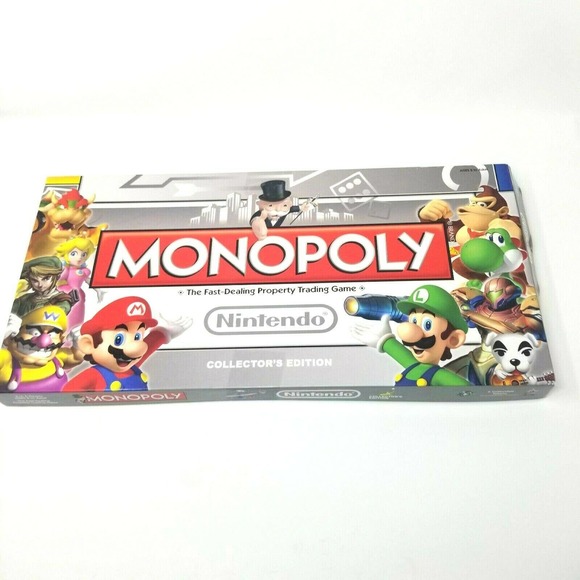 Hasbro | Games | 20 Hasbro Nintendo Edition Monopoly Board Game In Box ...